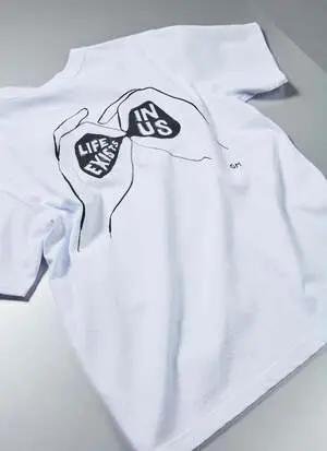 Sacai Logo Detailed Crewneck T-shirt - White