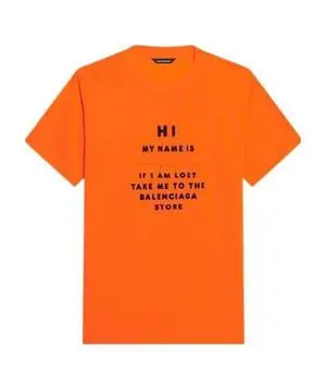 Balenciaga Slogan Print T-shirt