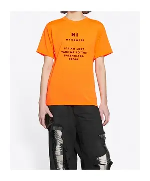 Balenciaga Slogan Print T-shirt