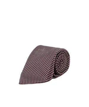 TOM FORD Patterned Neck Tie - Black