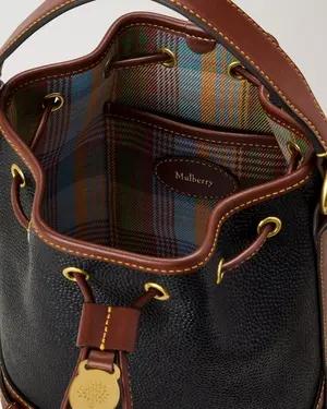Mulberry Scotchgrain Buckle-detail Bucket Bag