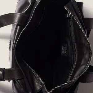 Miu Miu Utilitarian Shoulder Bag - Black