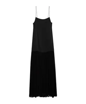 ANINE BING Clementine Pleated Maxi Dress