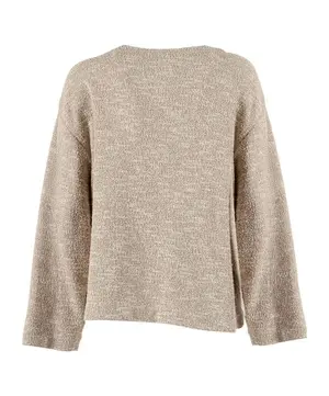 Emporio Armani Textured Buttoned Blazer - Beige
