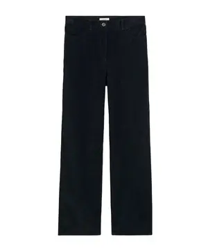 TOTEME Straight Cord Trousers - Navy