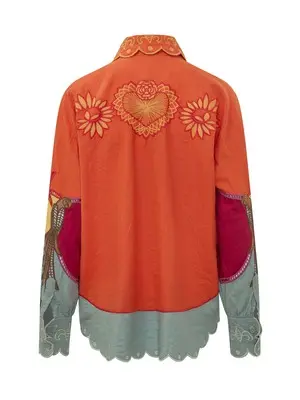 Farm Rio Usiacuri Embroidered Shirt