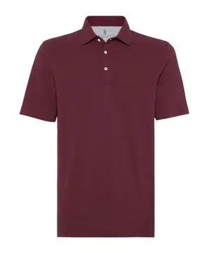 Brunello Cucinelli Cotton Polo Shirt - Red