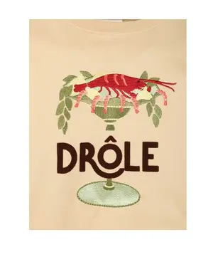 Drole De Monsieur Drôle De Lobster Cup T-shirt - Nude