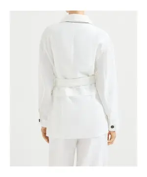 Brunello Cucinelli Belted Pocket Jacket