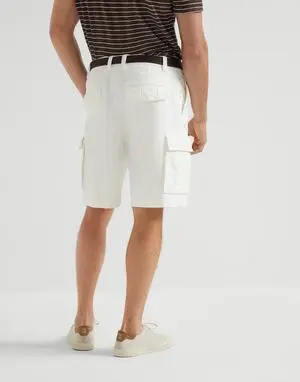 Brunello Cucinelli Cotton Bermuda Shorts With Multiple Pockets