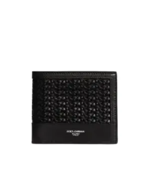 Dolce & Gabbana Dolce Gabbana Logo Stamp Bi-fold Wallet