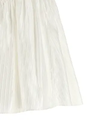 ROTATE BY BIRGER CHRISTENSEN Striped Pleated A-line Top