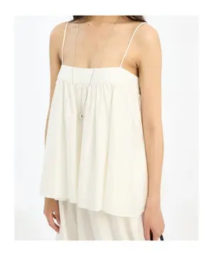 ROTATE BY BIRGER CHRISTENSEN Striped Pleated A-line Top