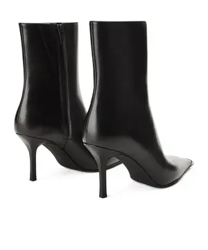 Alexander Wang Ferrara Ankle Boots With Metal Cap Toe