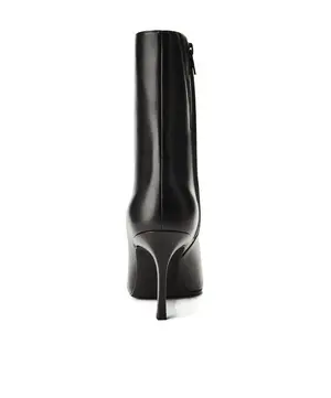 Alexander Wang Ferrara Ankle Boots With Metal Cap Toe