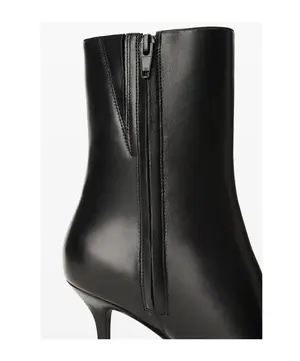 Alexander Wang Ferrara Ankle Boots With Metal Cap Toe