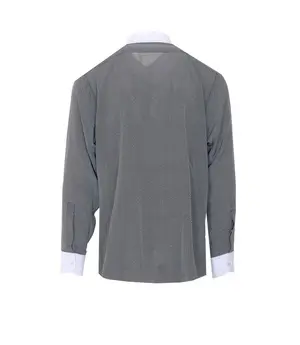 TOM FORD Long-sleeved Curved Hem Shirt - Gray