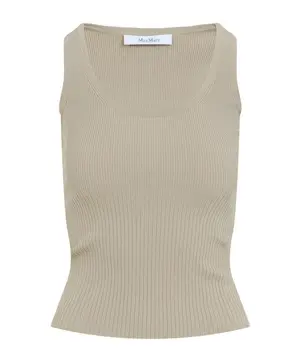 Max Mara Ghiro Ribbed Knit Tank Top - No