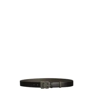 Dolce & Gabbana Dg Logo Belt - Black
