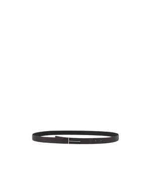 TOM FORD T-buckle Leather Belt - Black