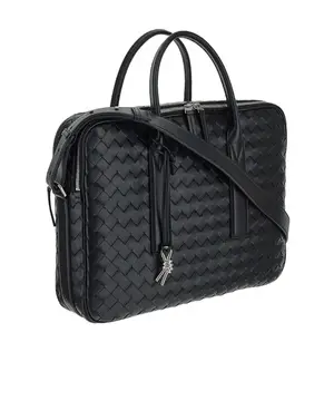 Bottega Veneta Intrecciato Zipped Travel Bag