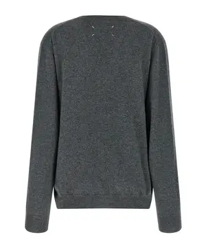 MAISON MARGIELA Four Stitches V-neck Sweater