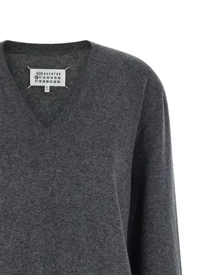 MAISON MARGIELA Four Stitches V-neck Sweater
