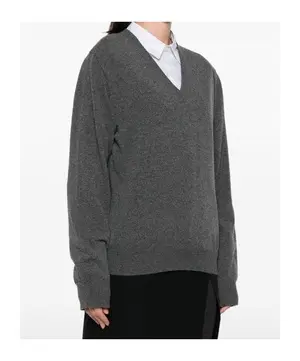 MAISON MARGIELA Four Stitches V-neck Sweater