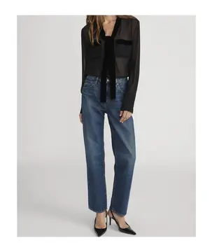 FRAME Pocket Tie-detail Blouse