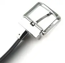 Emporio Armani Logo Decorated Leather Belt