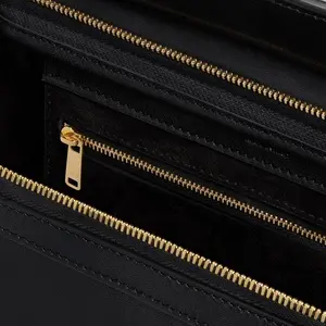 Celine Little Luggage In Supple Shiny Lambskin - Black