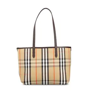 Burberry Checked Reversible Tote Bag - No