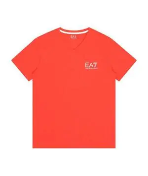 EA7 Logo T-shirt With Round Neck