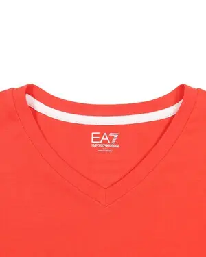 EA7 Logo T-shirt With Round Neck