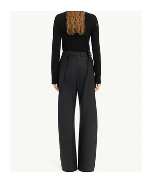 MAISON MARGIELA Wide Leg Tailored Trousers
