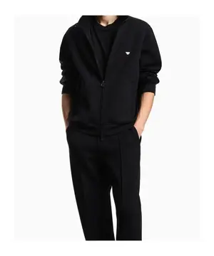 Emporio Armani Logo Full Zip Sweatshirt