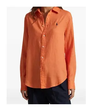 Polo Ralph Lauren Embroidered Logo Shirt - Orange