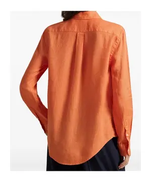 Polo Ralph Lauren Embroidered Logo Shirt - Orange