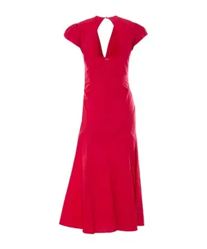 TWINSET V-neck Maxi Dress