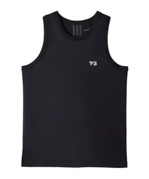 Y3 Logo Printed Crewneck Tank Top