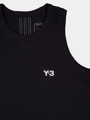 Y3 Logo Print Crewneck Tank Top