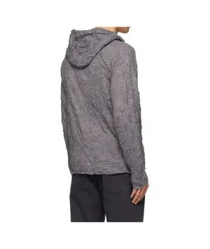 POST ARCHIVE FACTION (PAF) Textured Zip-up Hoodie