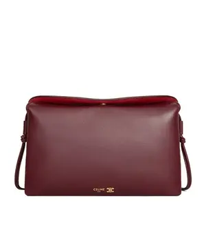 Celine Trio Flap Bag In Smooth Lambskin