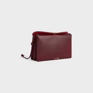 Celine Trio Flap Bag In Smooth Lambskin