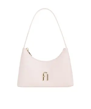 Furla Diamante Logo Plaque Mini Shoulder Bag - Pink