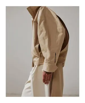 DARKPARK Belted High-neck Jacket