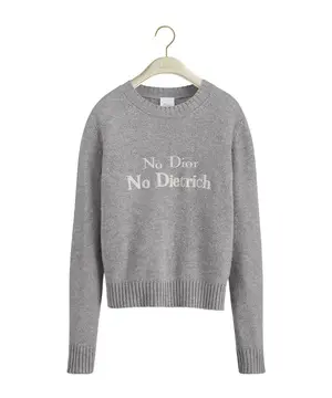 Dior Embroidered Crew Neck Sweater - No
