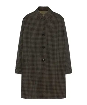 MAISON MARGIELA Checked Single-breasted Coat