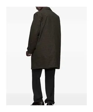 MAISON MARGIELA Checked Single-breasted Coat