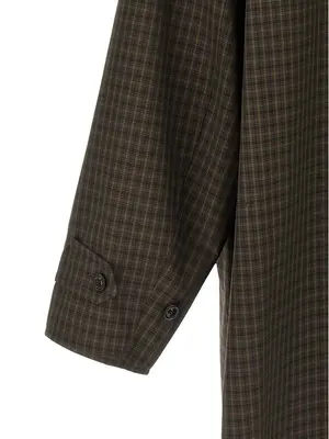 MAISON MARGIELA Checked Single-breasted Coat